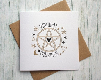 Wiccan Birthday Card | Etsy UK