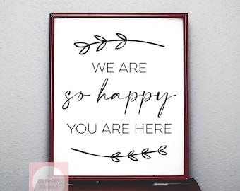 We Are Happy to See You Svg - Etsy Australia