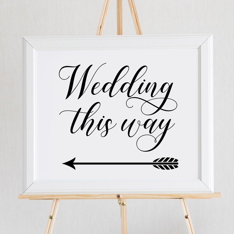 This Way Sign - Etsy