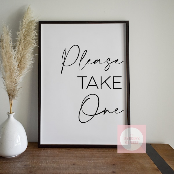 Please Take One - Etsy
