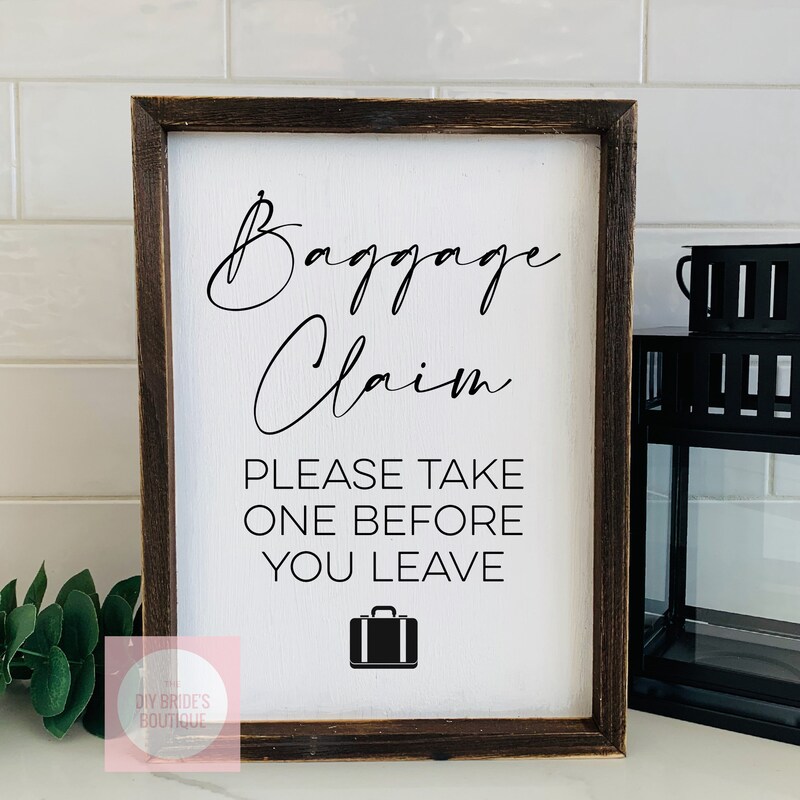 Baggage Claim Sign - Etsy