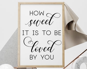 How Sweet It is to Be Loved by You Sweet Treat Wedding Sign - Etsy