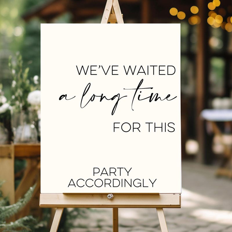 Wait Time Signs - Etsy