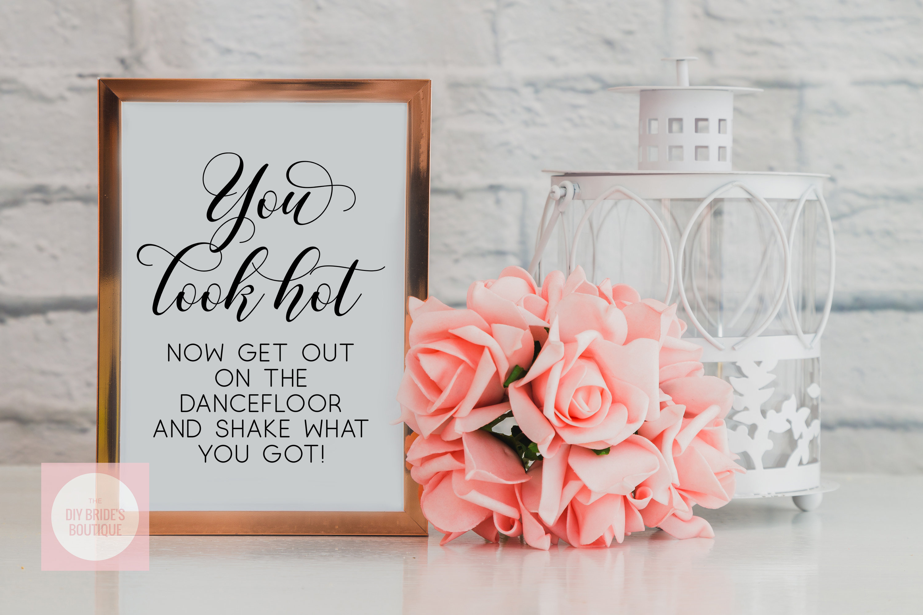 Printable You Look Hot Washroom Sign // PNG/SVG Cutting File // PDF ...