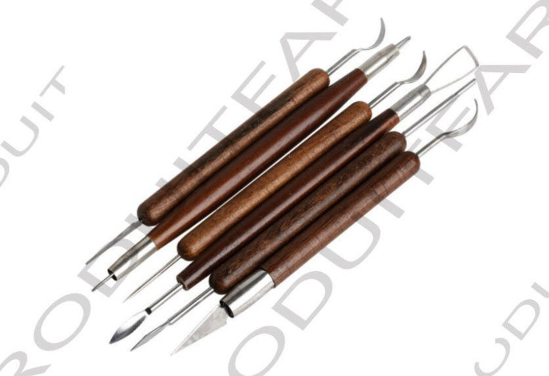 Set of 6 Fimo Paste Spatulas Pottery Sculpture Decoration Scrapbooking ...