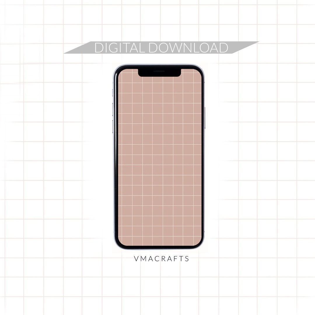 Grid Geometric Neutral iPhone Wallpaper INSTANT DOWNLOAD - Etsy