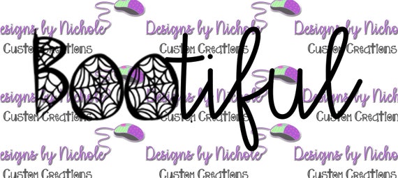 Bootiful. Halloween Cut File. Cricut Cut File Silhouette | Etsy