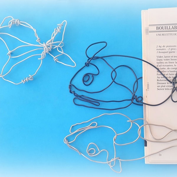 Wire Fish Sculpture - Etsy