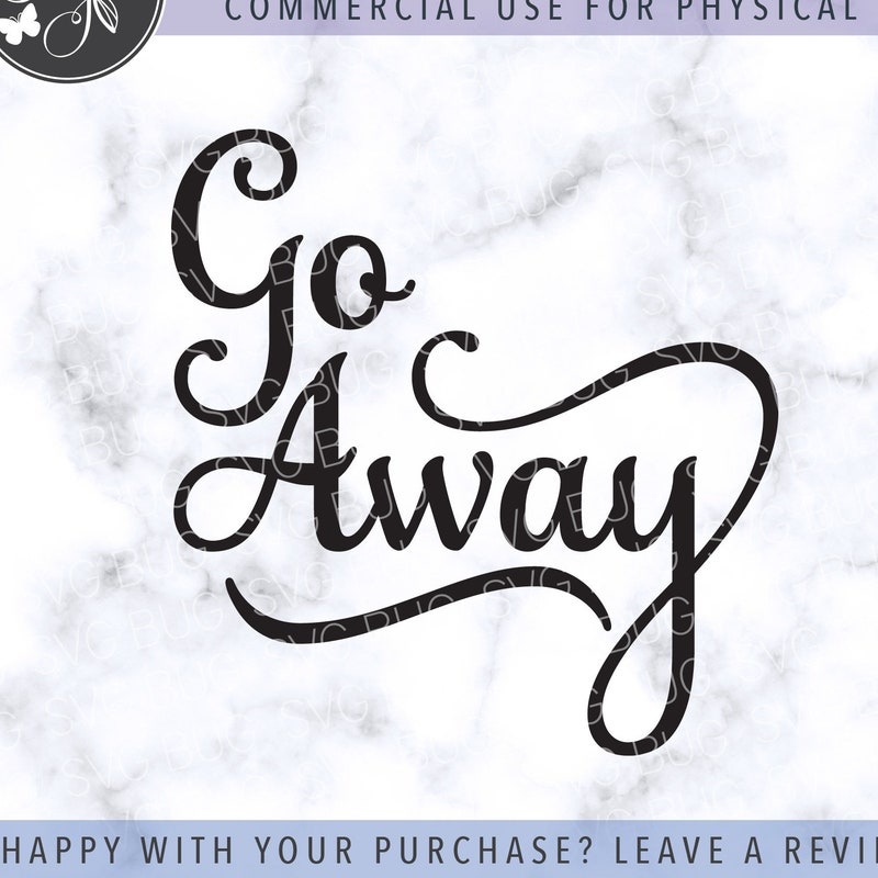 Go Away Sign - Etsy