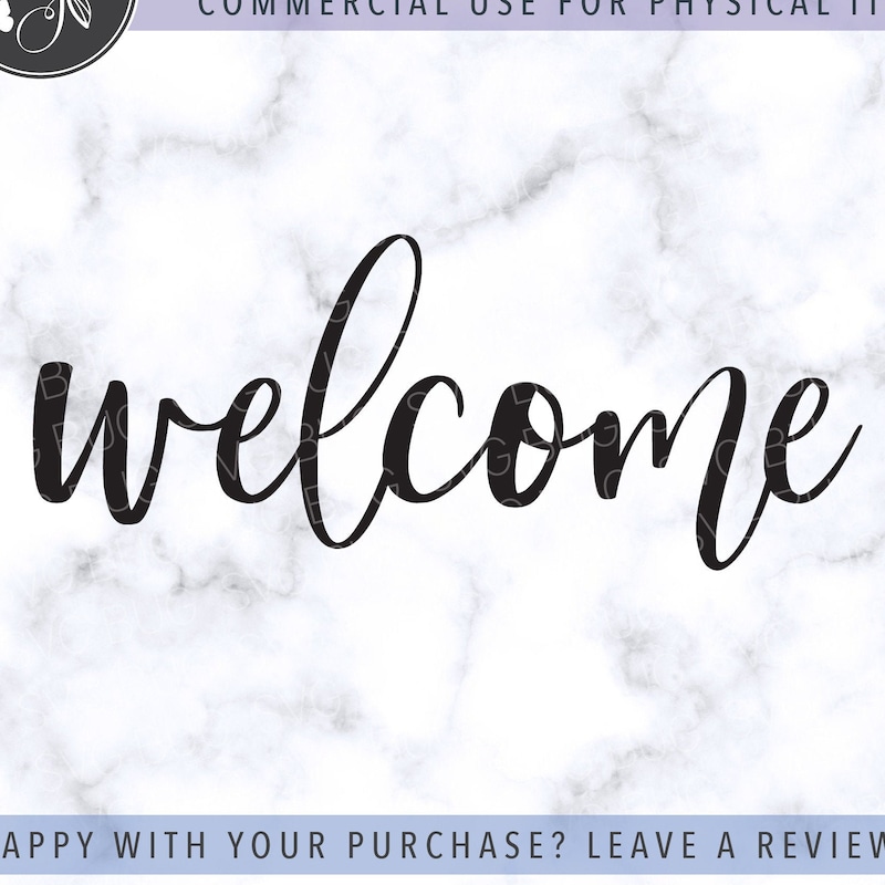 Welcome Svg File - Etsy