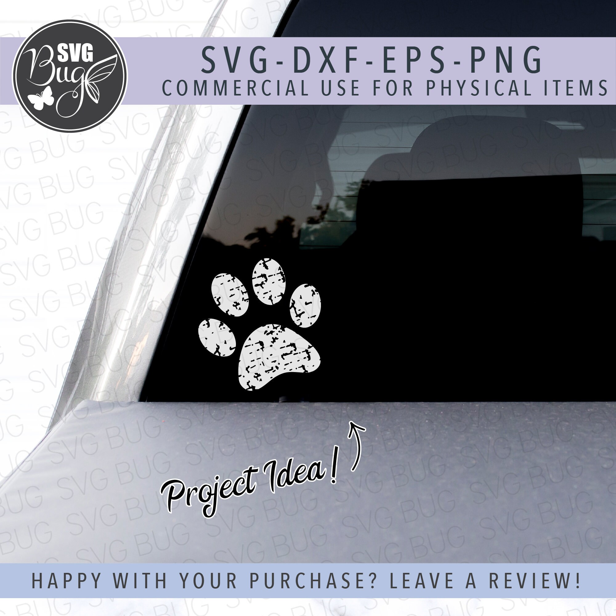 Grunge Paw Print Svg file Distressed Paw Print Svg File Dog | Etsy