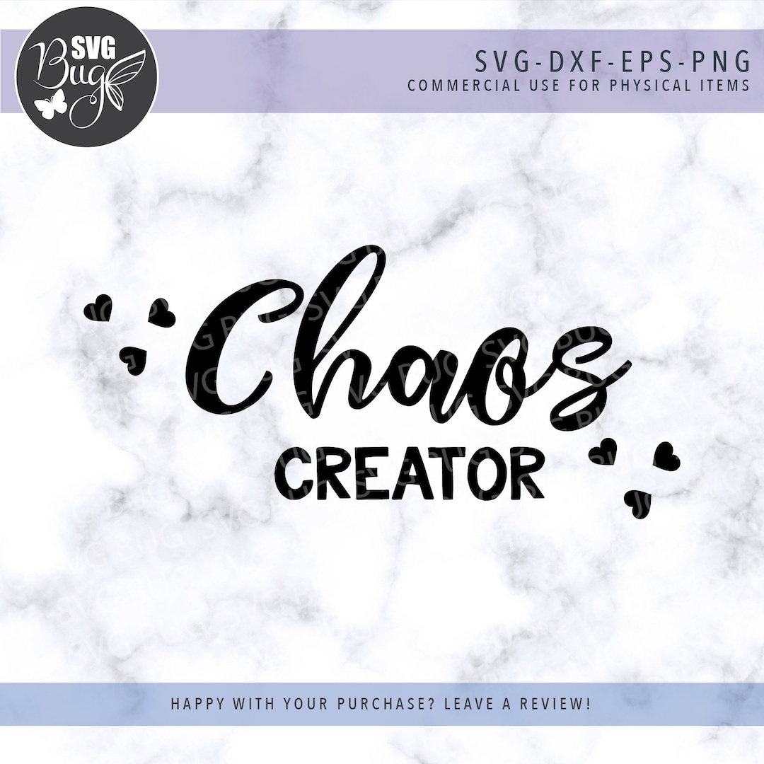 Chaos Creator Svg File Chaos Svg File T-shirt Svg File Body - Etsy España