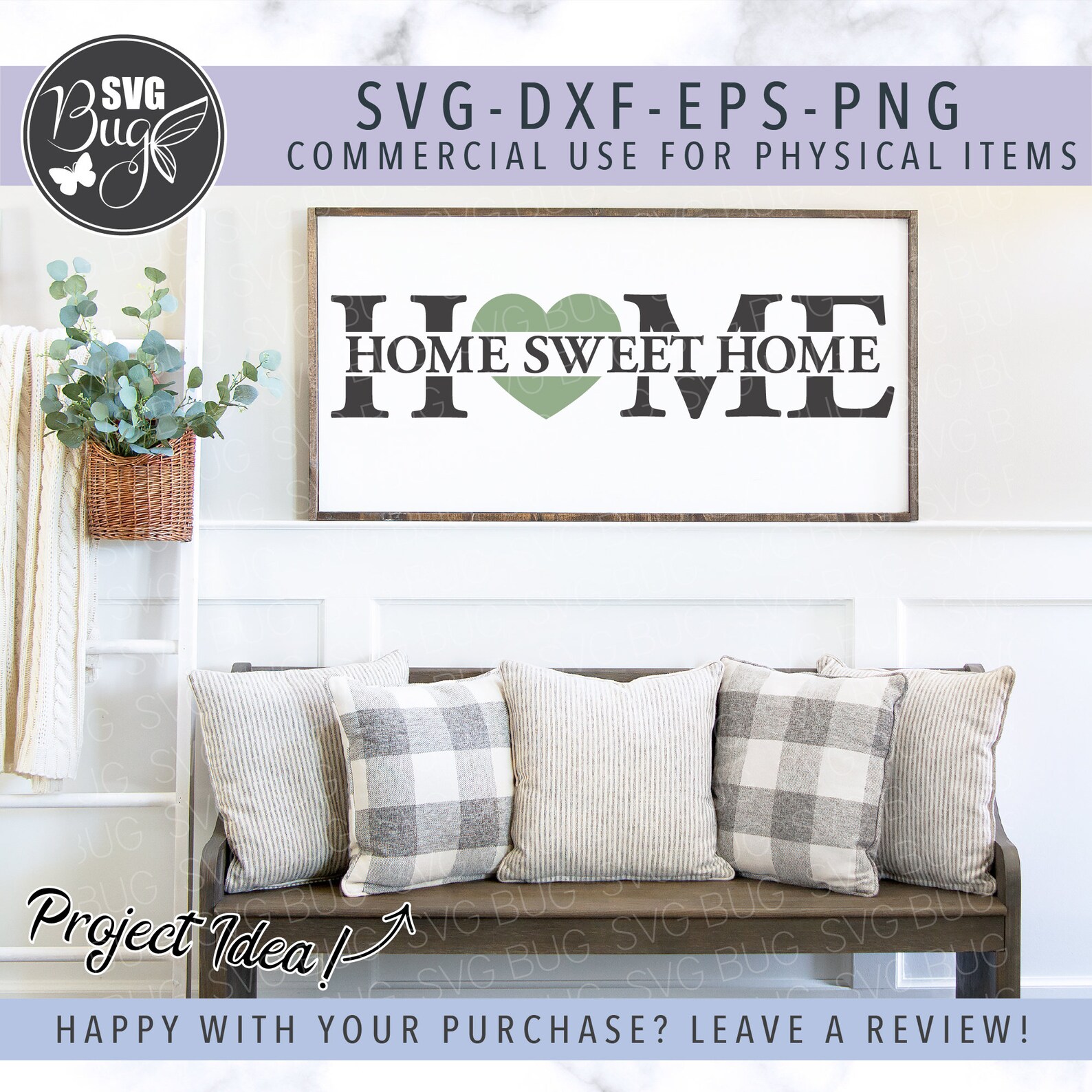 Home Sweet Home SVG File, Farmhouse SVG File, Home SVG, Family Svg ...