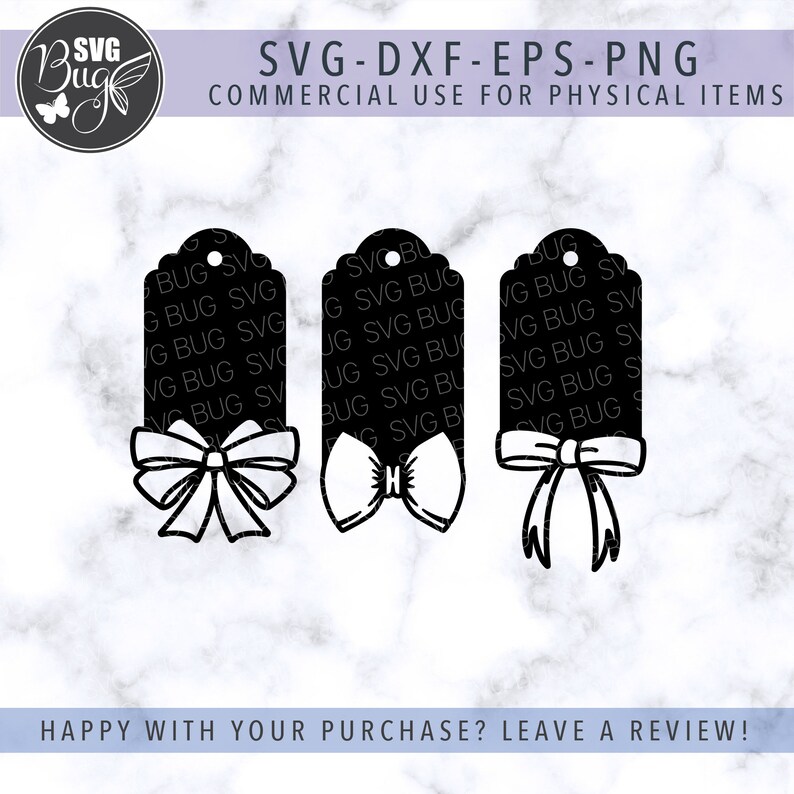 Bow Gift Tags SVG Bundle Gift Tags SVG Decorative Gift Tags - Etsy Canada