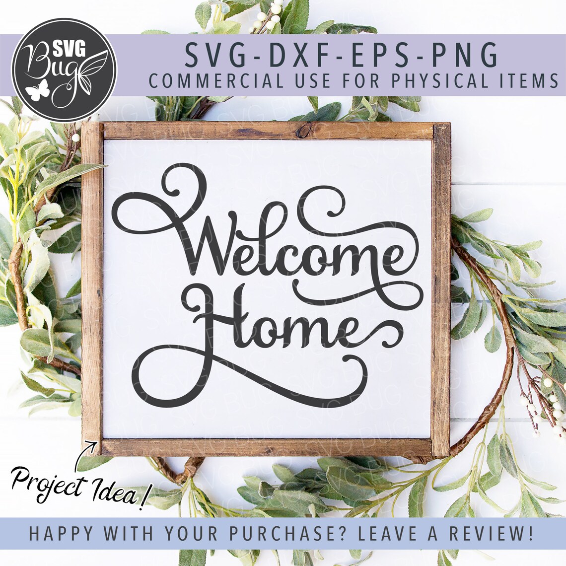 Welcome Home SVG File Welcome Home Door SVG File Welcome | Etsy