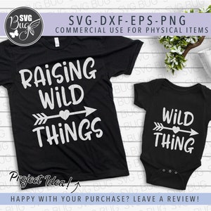 Raising Wild Things Svg File, Baby Svg, Toddler Svg, Mom Life Svg ...