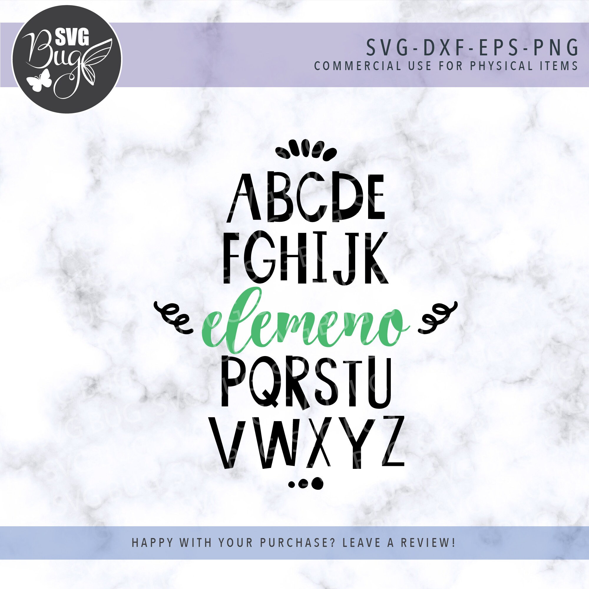 ABC Svg File Alphabet Svg File Elemeno Svg File Baby Svg | Etsy