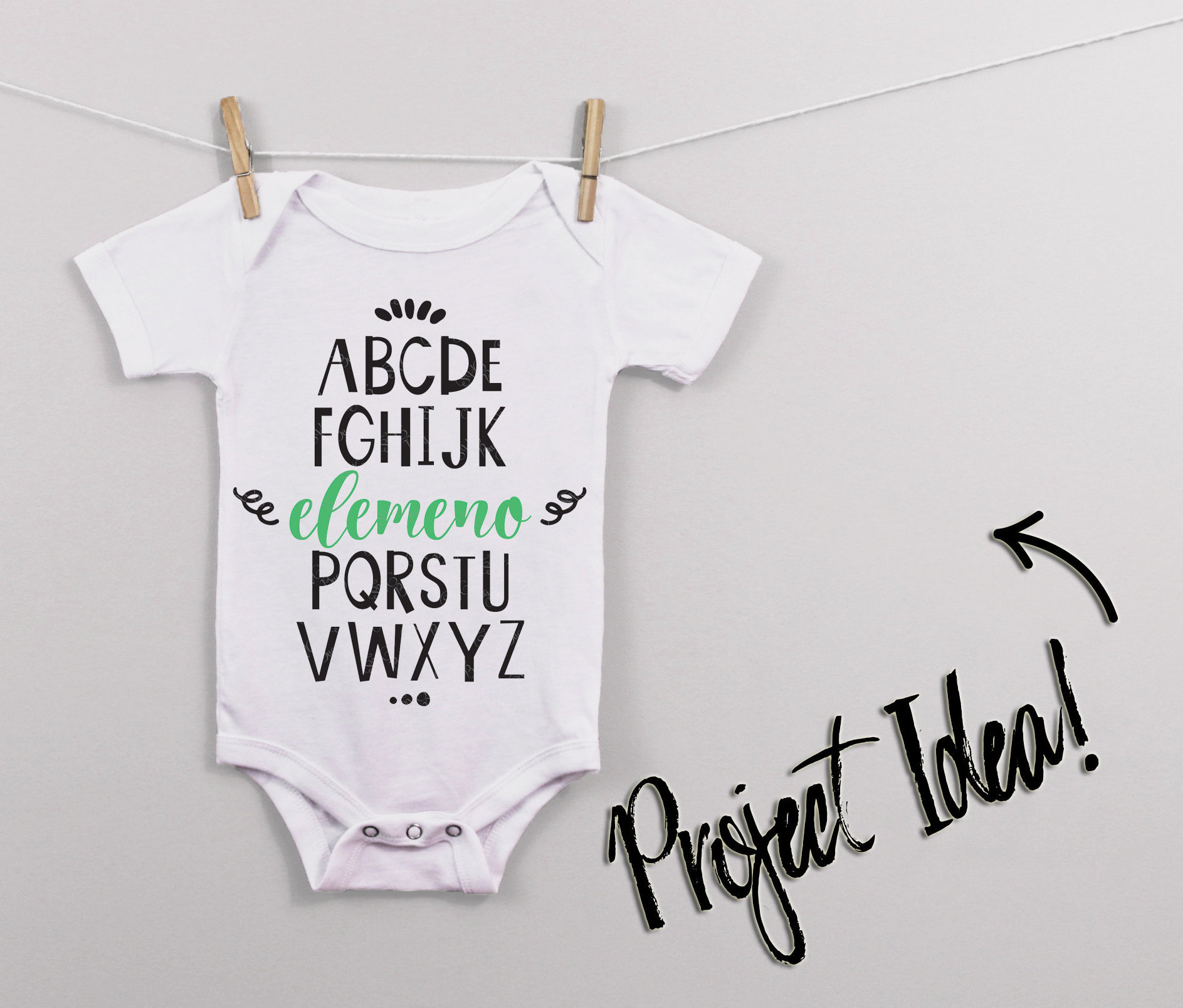 ABC Svg File Alphabet Svg File Elemeno Svg File Baby Svg | Etsy