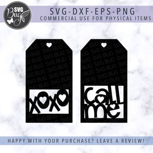 Valentine Gift Tags SVG Bundle, Gift Tags SVG, Decorative Gift Tags SVG ...