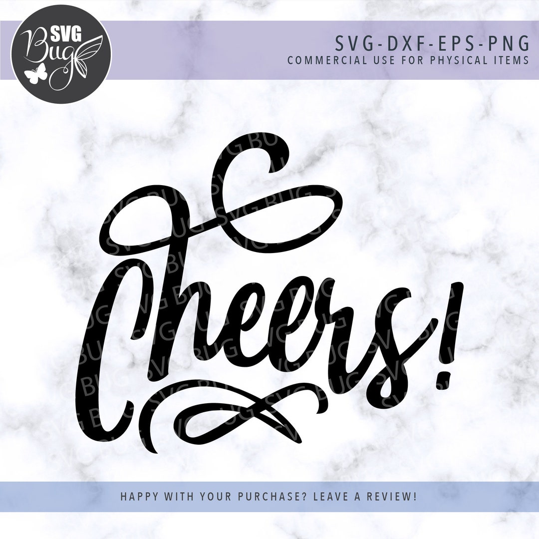Cheers Svg File, Christmas Svg, New Years Svg, Graduation Svg - Etsy