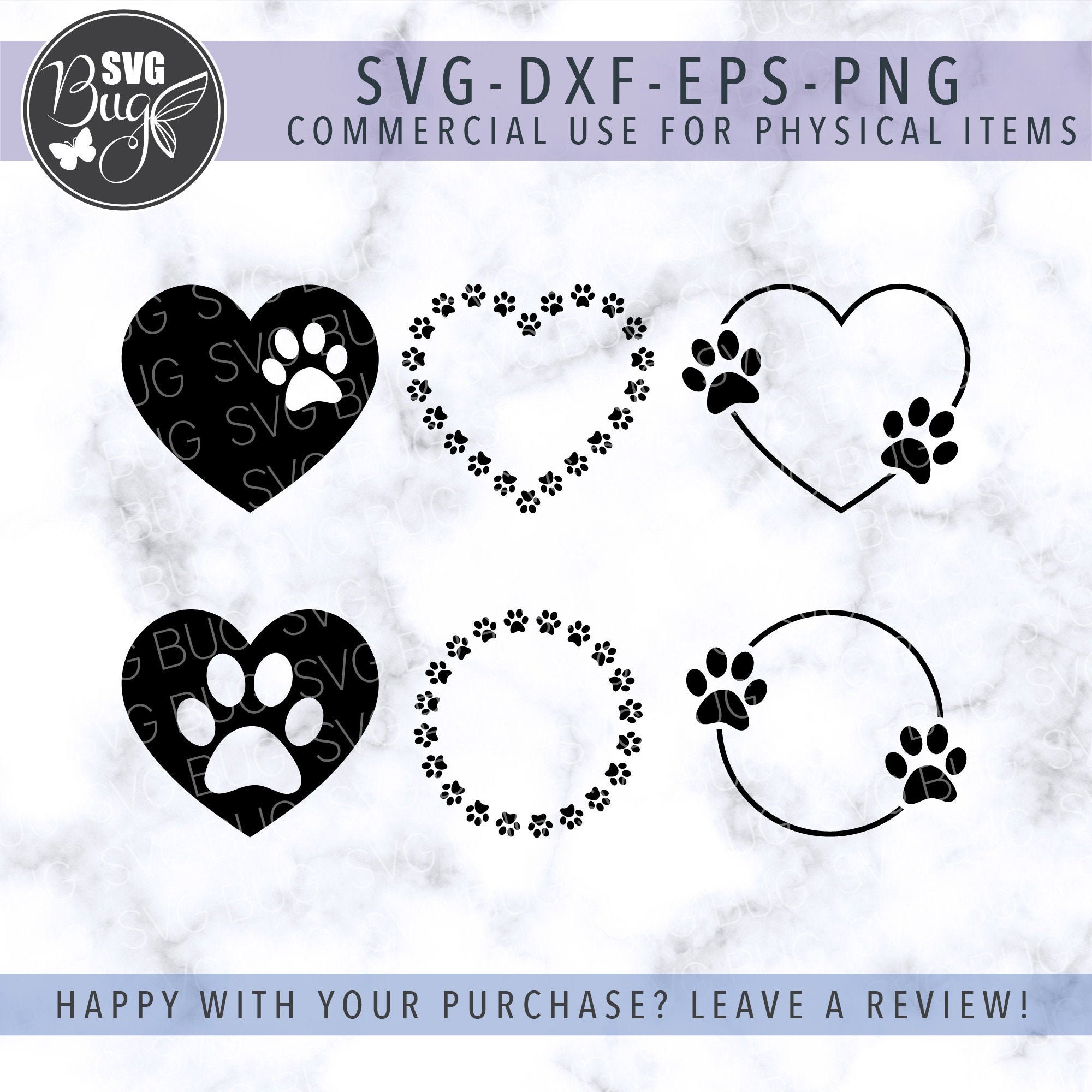 Paw Print SVG Bundle Dog Paw Print SVG File Dog SVG File - Etsy Canada