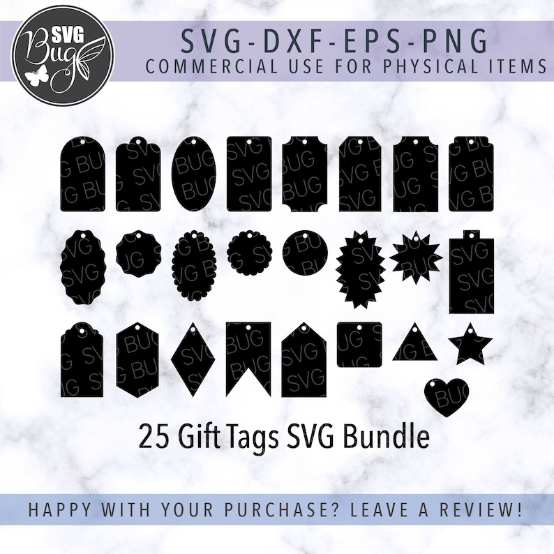 Gift Tags SVG Bundle Tags SVG File Christmas Gift Tags SVG - Etsy