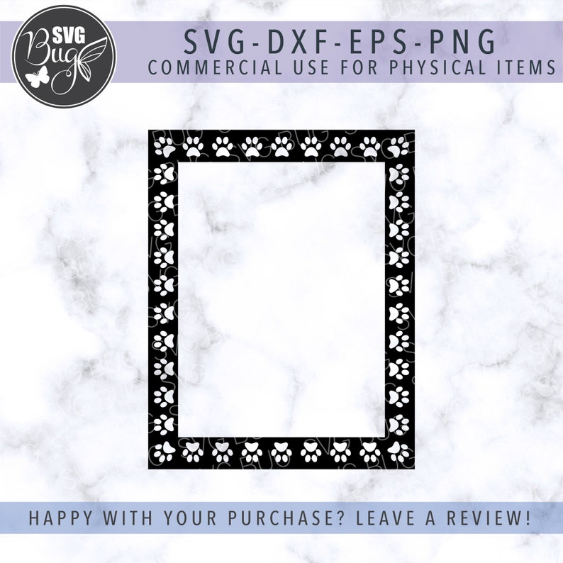 Paw Print Frames SVG Bundle Dog Paw Print SVG File Heart Svg - Etsy Canada