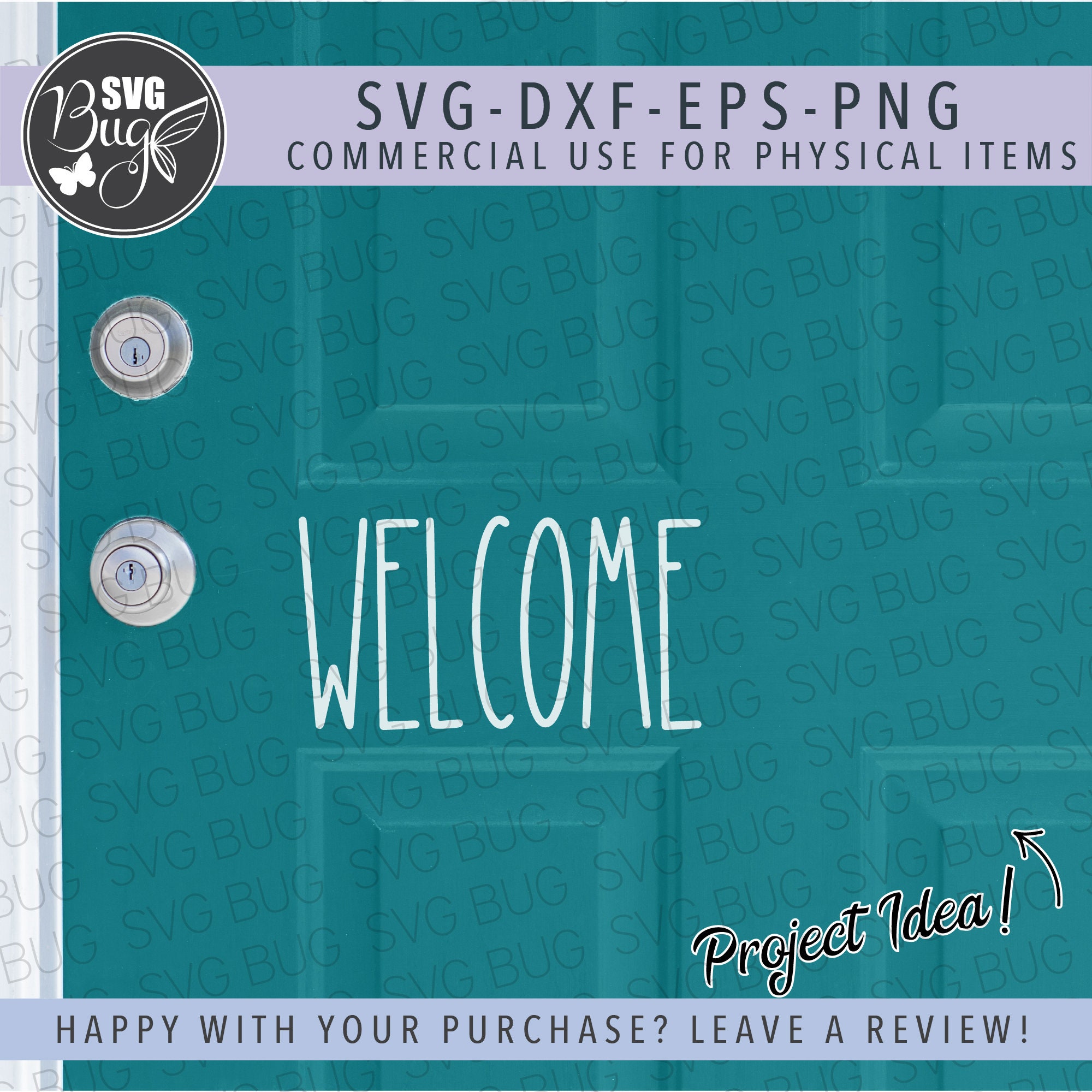 Welcome Svg File Welcome Mat Svg File Door Decal Svg File Etsy México