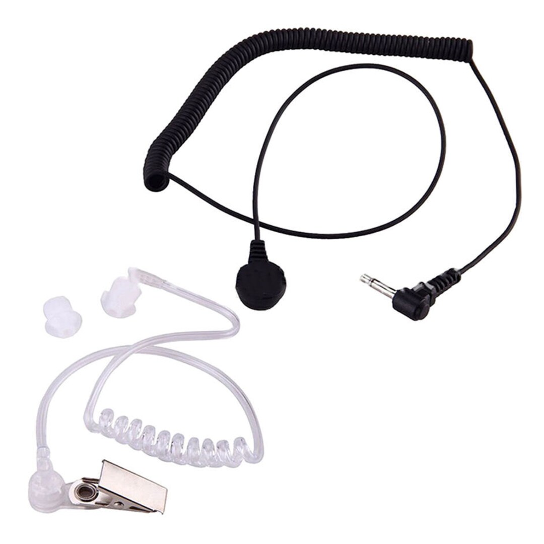 Security Headset FBI Agent Listening to Music Sound Tube 3.5mm In-ear ...