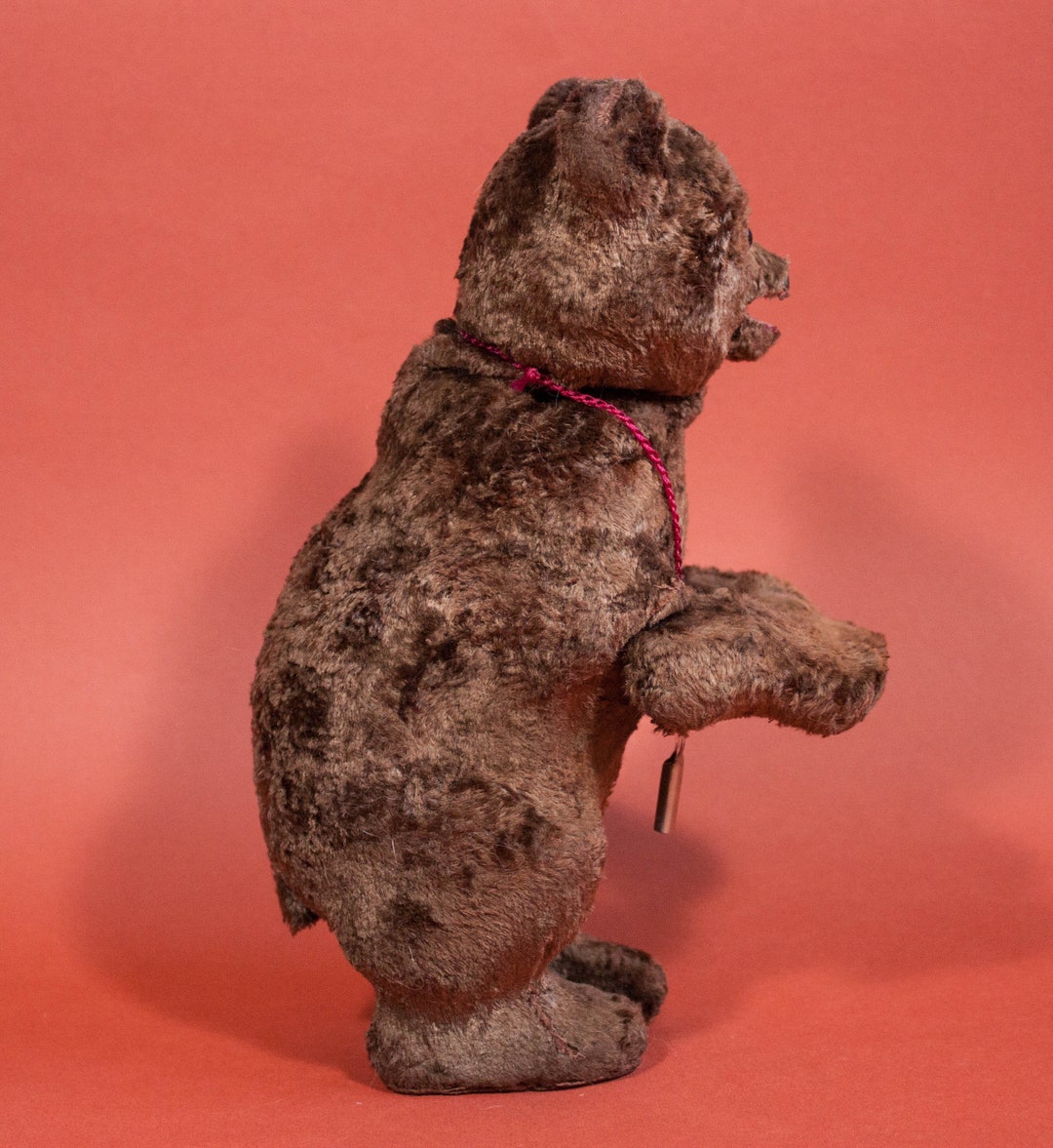 Vintage Bear Antiquarian Toy Plush Dancing Bear Old Plaything ...