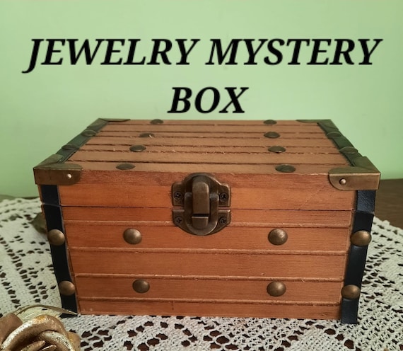 Mystery Box Jewelry Mystery Box Curated 3 10 Piece Treasure - Etsy