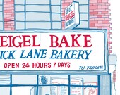 Beigel Bake Brick Lane Art Print - Etsy