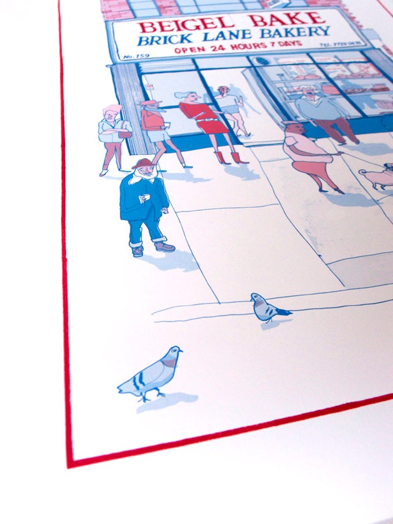 Beigel Bake Brick Lane Art Print - Etsy UK