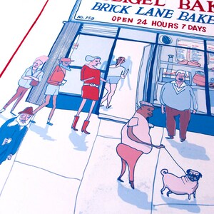 Beigel Bake Brick Lane Art Print - Etsy UK