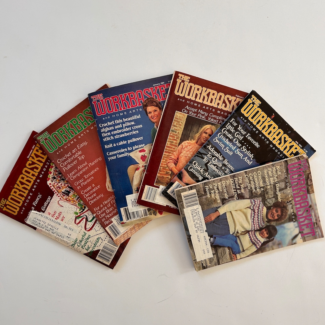 Vintage Workbasket Magazine Recipes Crochet Craft Patterns Gardening - Etsy