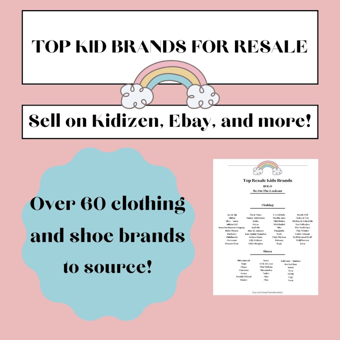 Kids Clothing Brands to Sell on Kidizen Reseller Brands List Children's ...