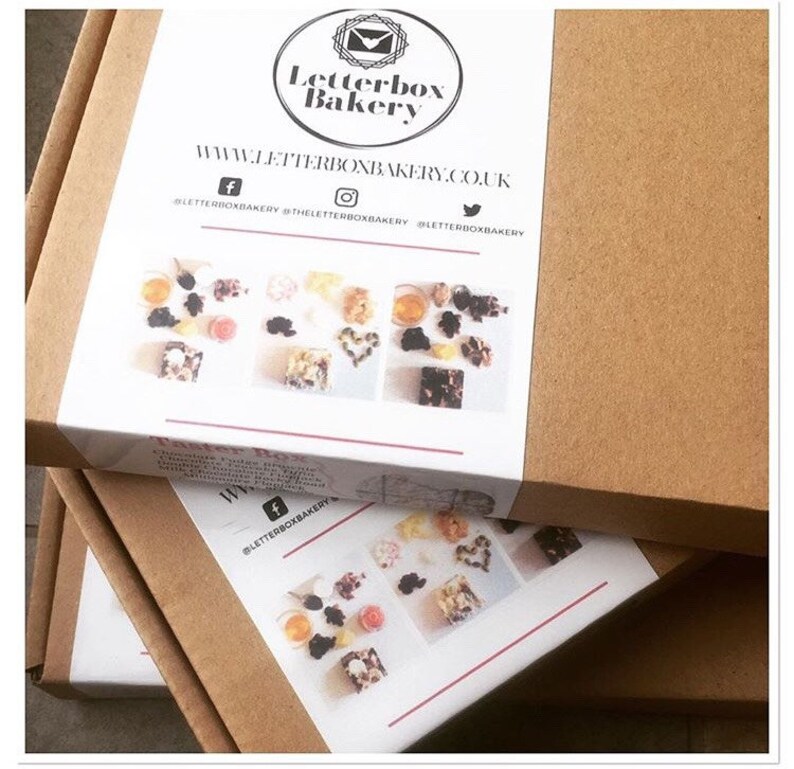 Letterbox Bakery Peanut Butter Brownie Flapjack Tiffin - Etsy UK