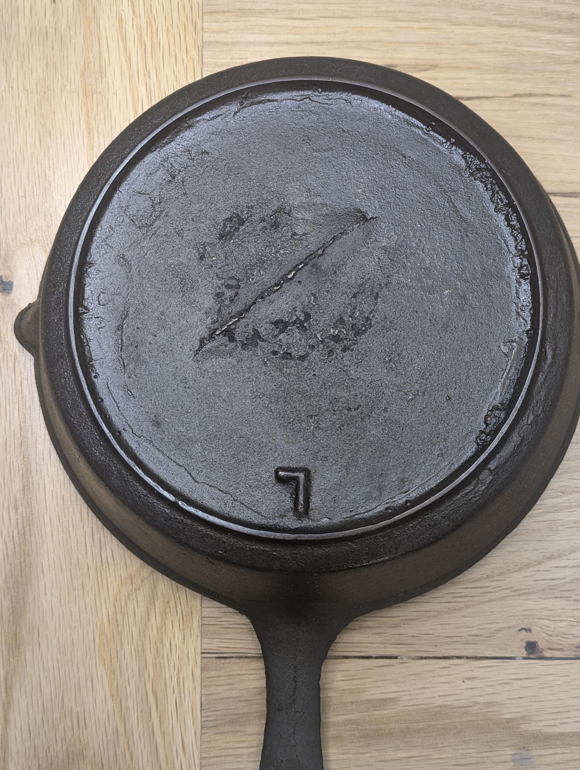 Rare Antique #7 Gate Mark Cast Iron Skillet From the 1800's - Etsy