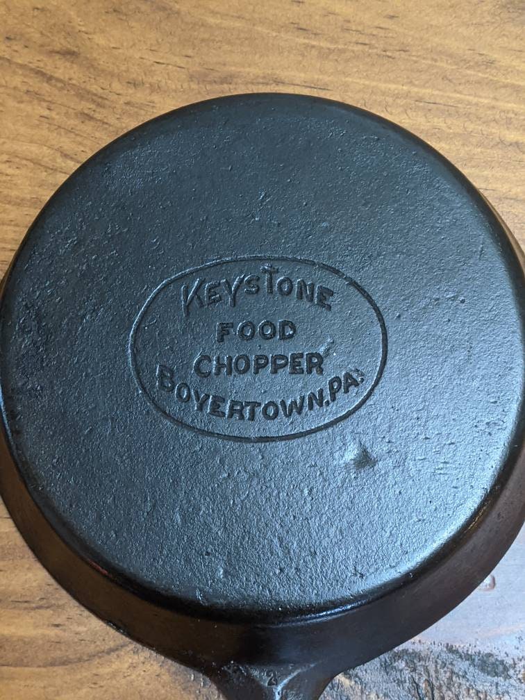 Keystone #5A Cast Iron Skillet From Keystone Food Chopper, Boyertown PA ...