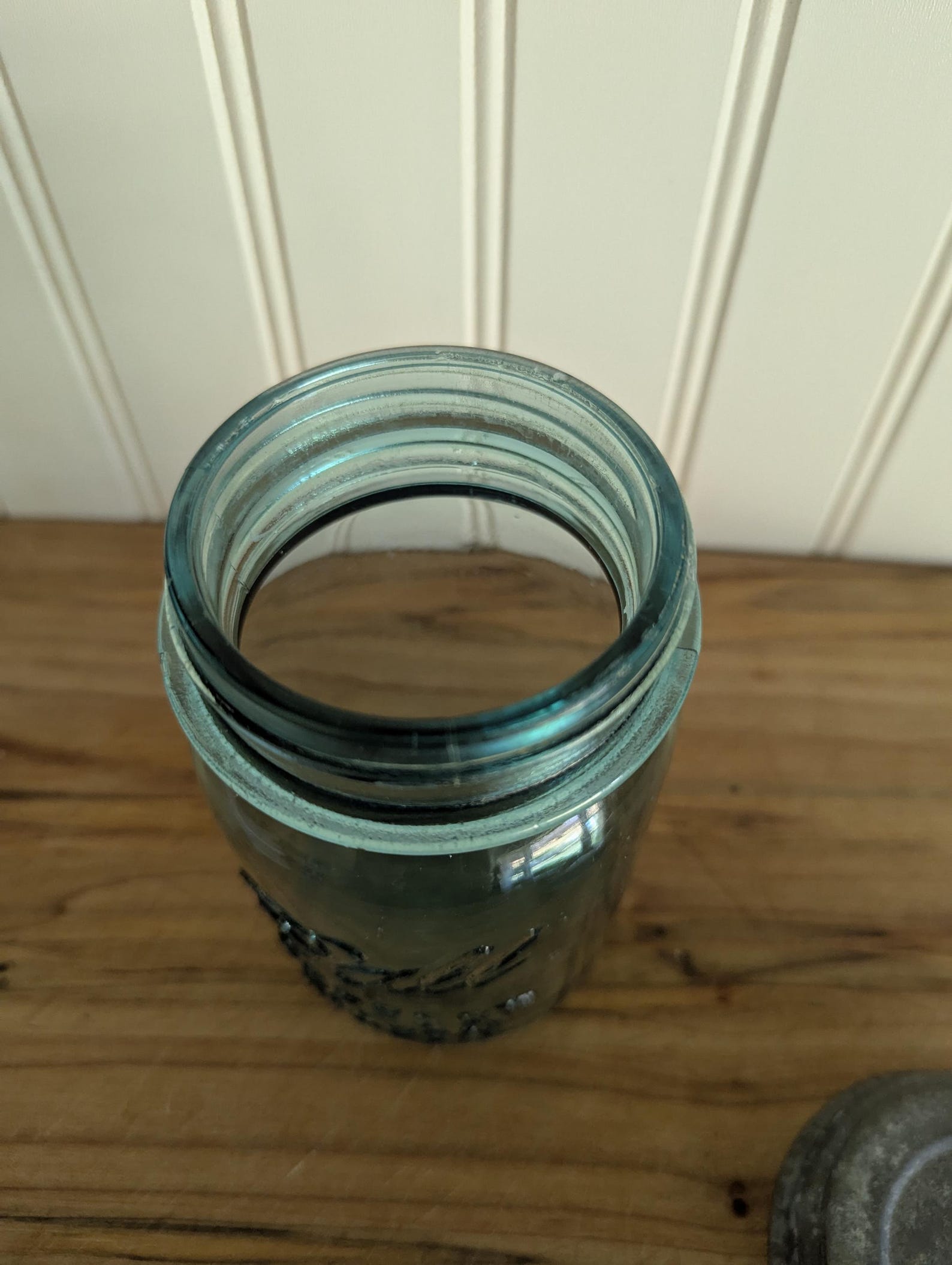 Rare Antique Ball Mason Jar Pint Size Miss Spelling - Etsy