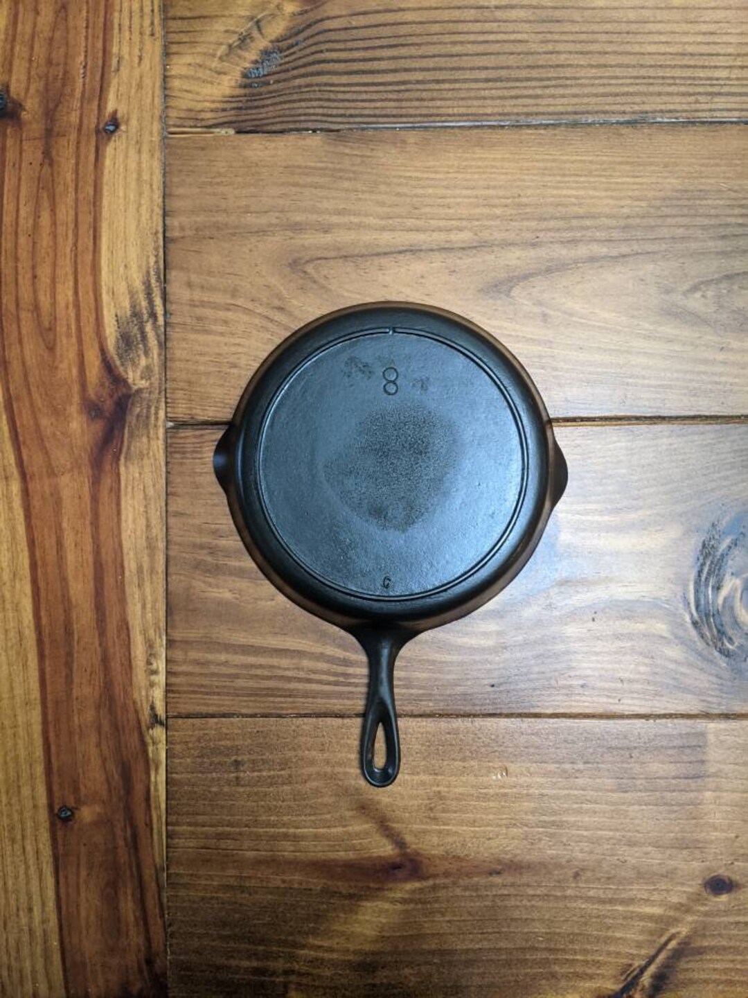 Lodge 1 Notch #8 Cast Iron Skillet. - Etsy