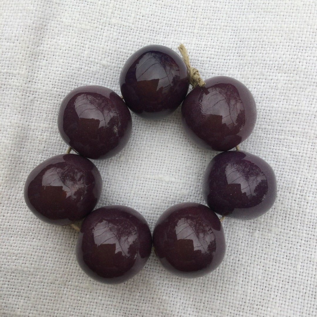 Ebony Handmade Ceramic Beads - Etsy