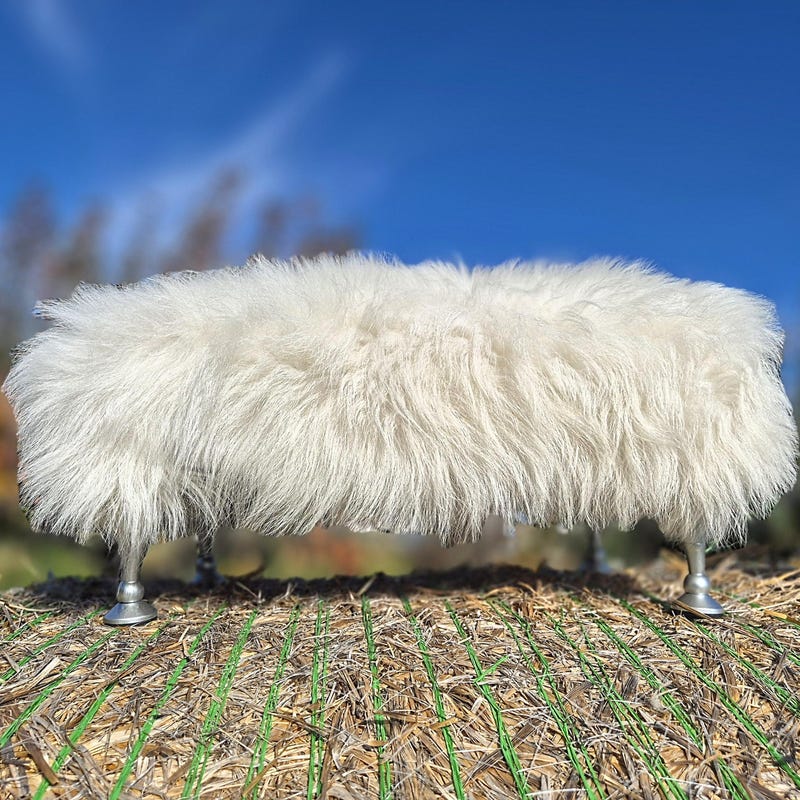 Fur Stool - Etsy