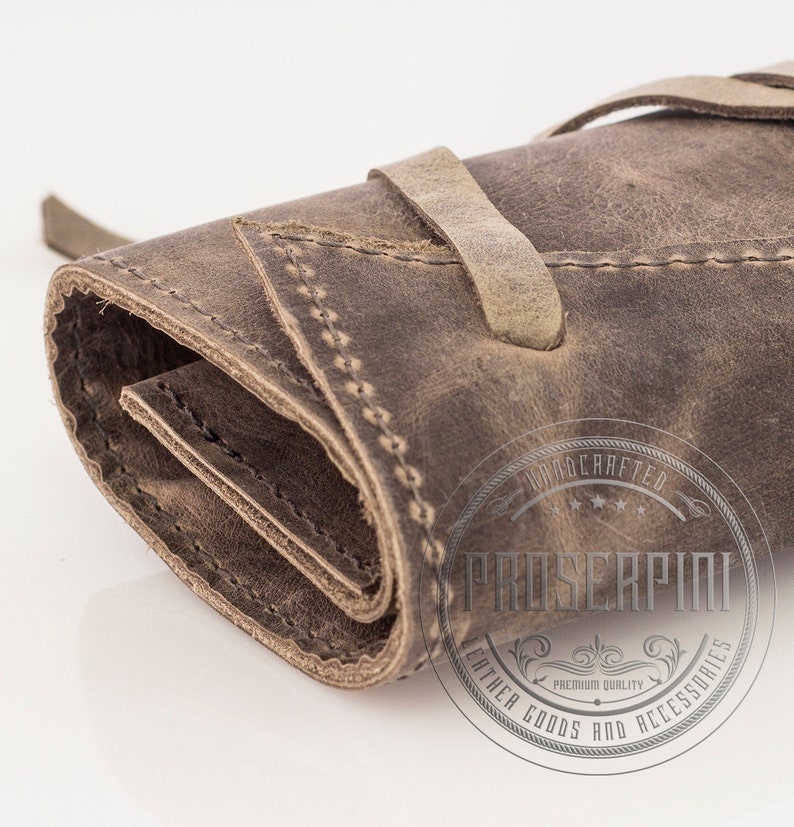 Heavy Leather Multi-use Leather Tool Roll Bag Personalized - Etsy