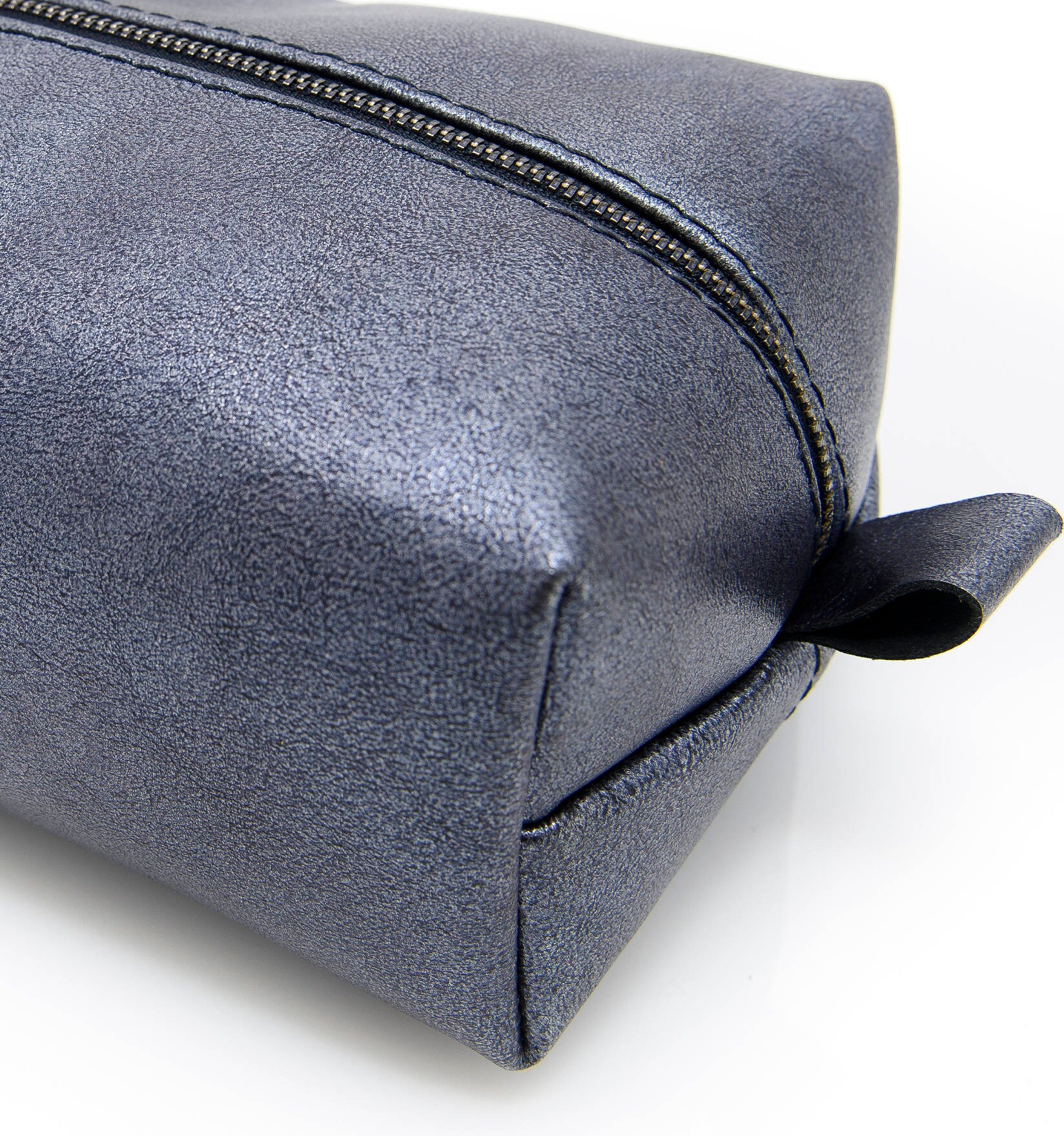 Real LEATHER Toiletry Case Handmade Cosmetic Bag With | Etsy