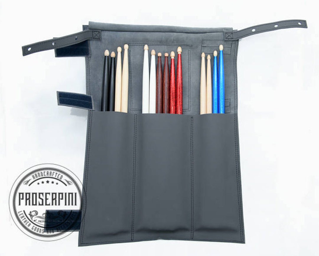 Leather Stick Bag, Sturdy Drumstick Case, Personalized Drumstick Holder ...