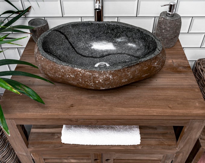 Natural Stone Basin No. 446. L 49cm, W 35cm, H 15cm - Etsy