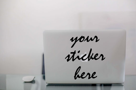 Macbook Decal Mockup JPG Image - Etsy