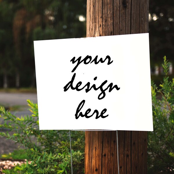Blank White Yard Signs - Etsy