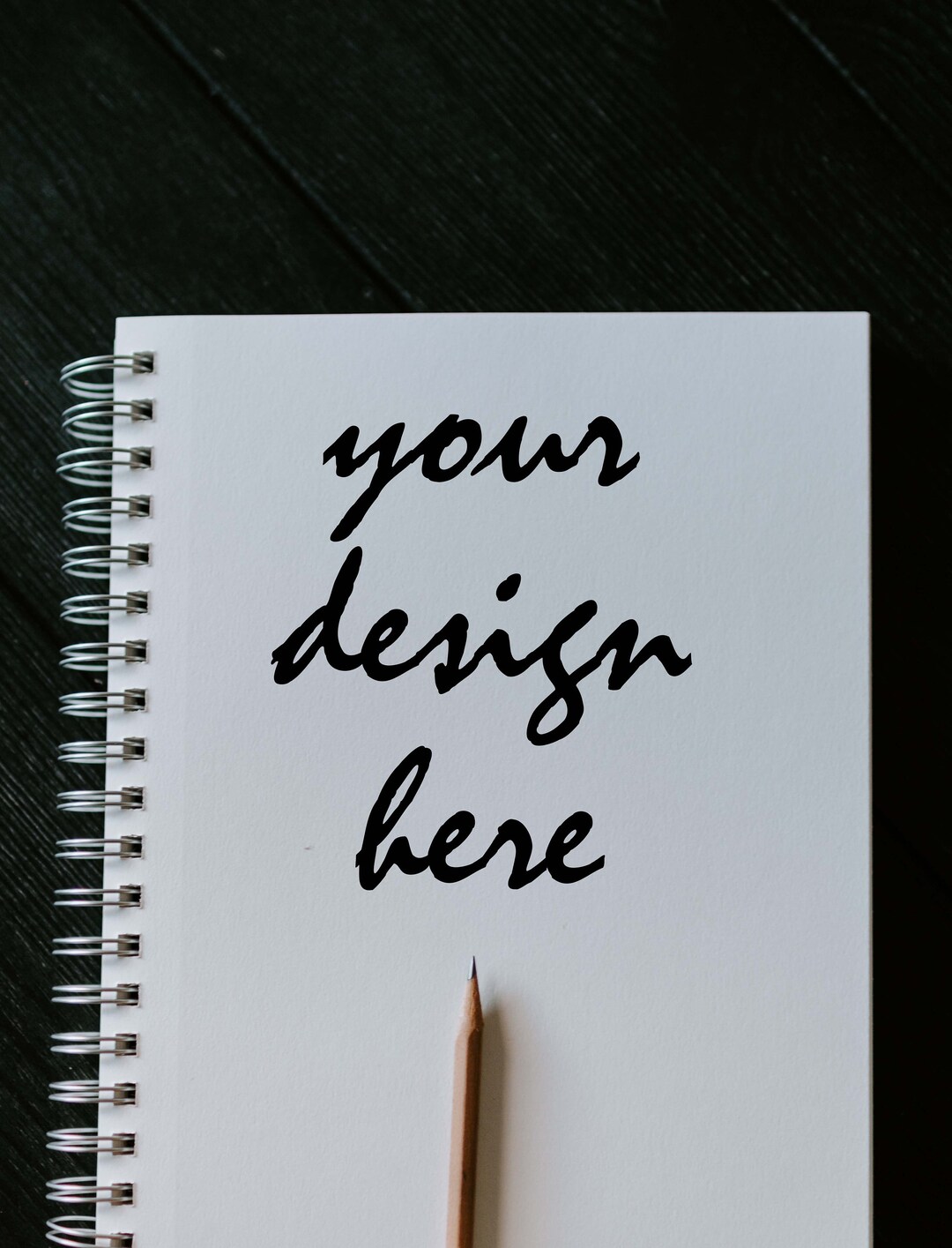 Notebook Page Mockup, Journal Page Mockup, Blank Journal Mock, JPG - Etsy